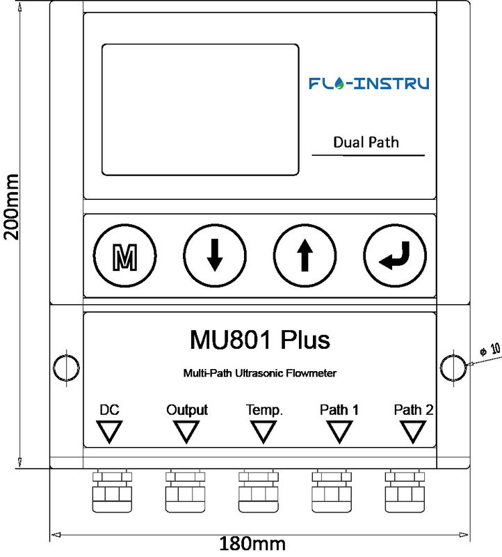 High-Performance Multi Channel Clamp-On Ultrasonic Flowmeter MU801 Plus High-Performance Multi Channel Clamp-On Ultrasonic Flowmeter MU801 Plus