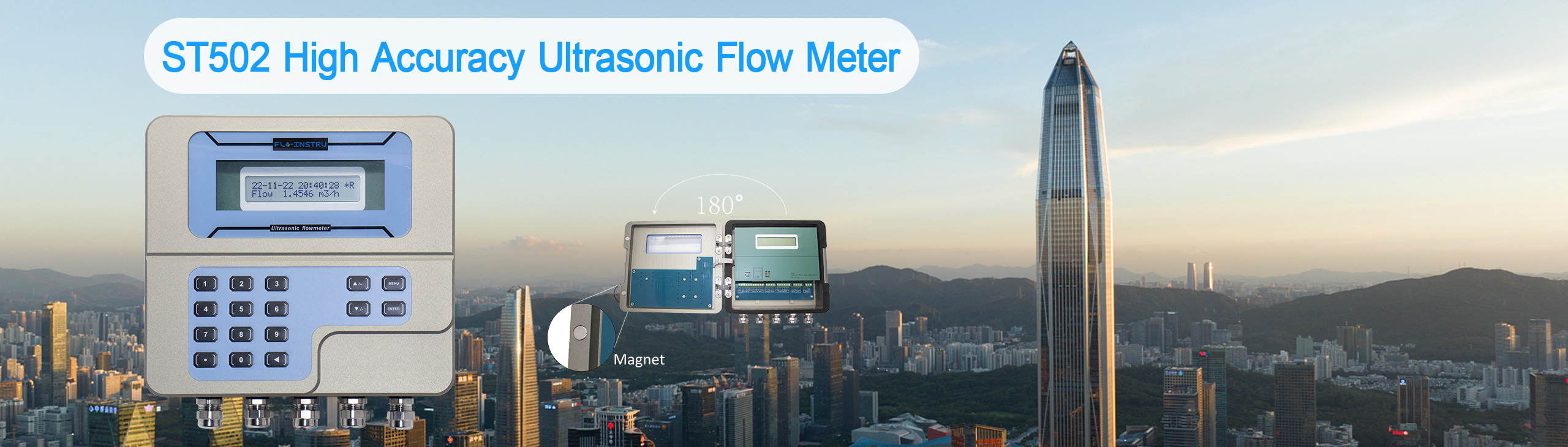 Quality Clamp-on Ultrasonic Flowmeter & Wall-Mounted Ultrasonic Flow ...