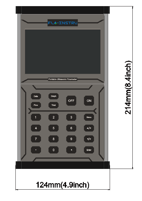 Portable Ultrasonic Flow Meter For Fire Protection Water