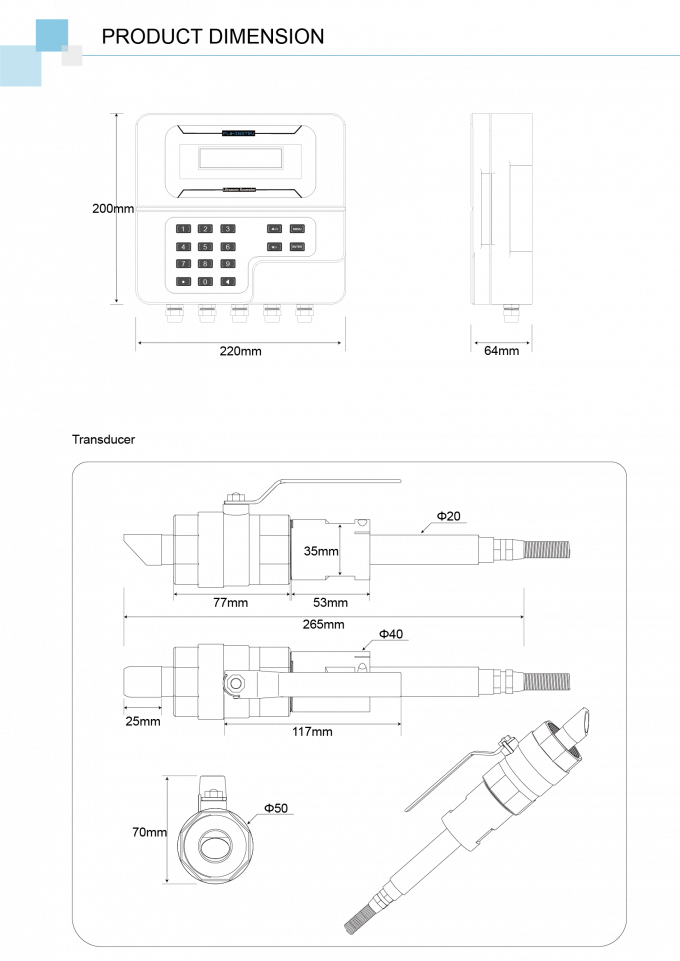 Fixed Ultrasonic Flowmeter