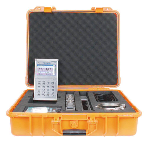 Handheld Energy Flow Meter OCT Output Clamp-On Ultrasonic Flowmeter