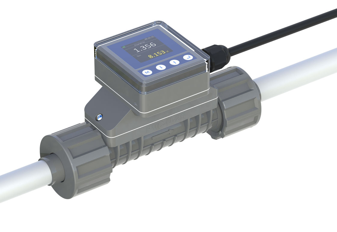 FL101 In-Line Ultrasonic Flow Meter with Injection Molding Structure ...