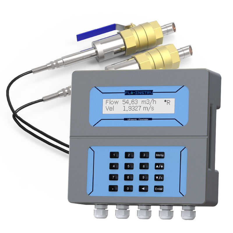 ST505 Stationary Ultrasonic Flowmeter with Insertion Transducer High ...