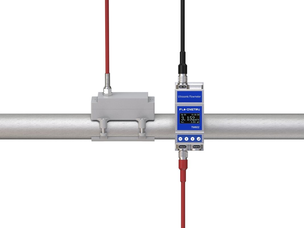 Modbus Communication Carbon Steel TM602 Ultrasonic Flow Meter for Small Pipe Flow Measurement