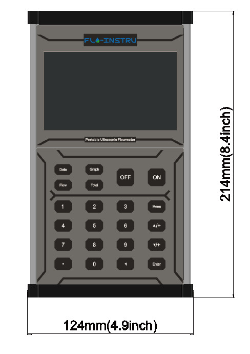 Portable Ultrasonic Flowmeter Water Flow Meter Digital Water Flow Meter