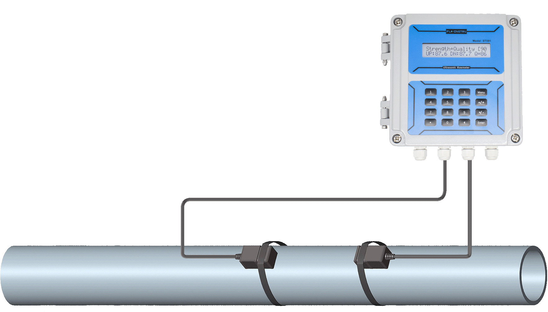 Pulse Transmission Ultrasonic Flowmeter ST501