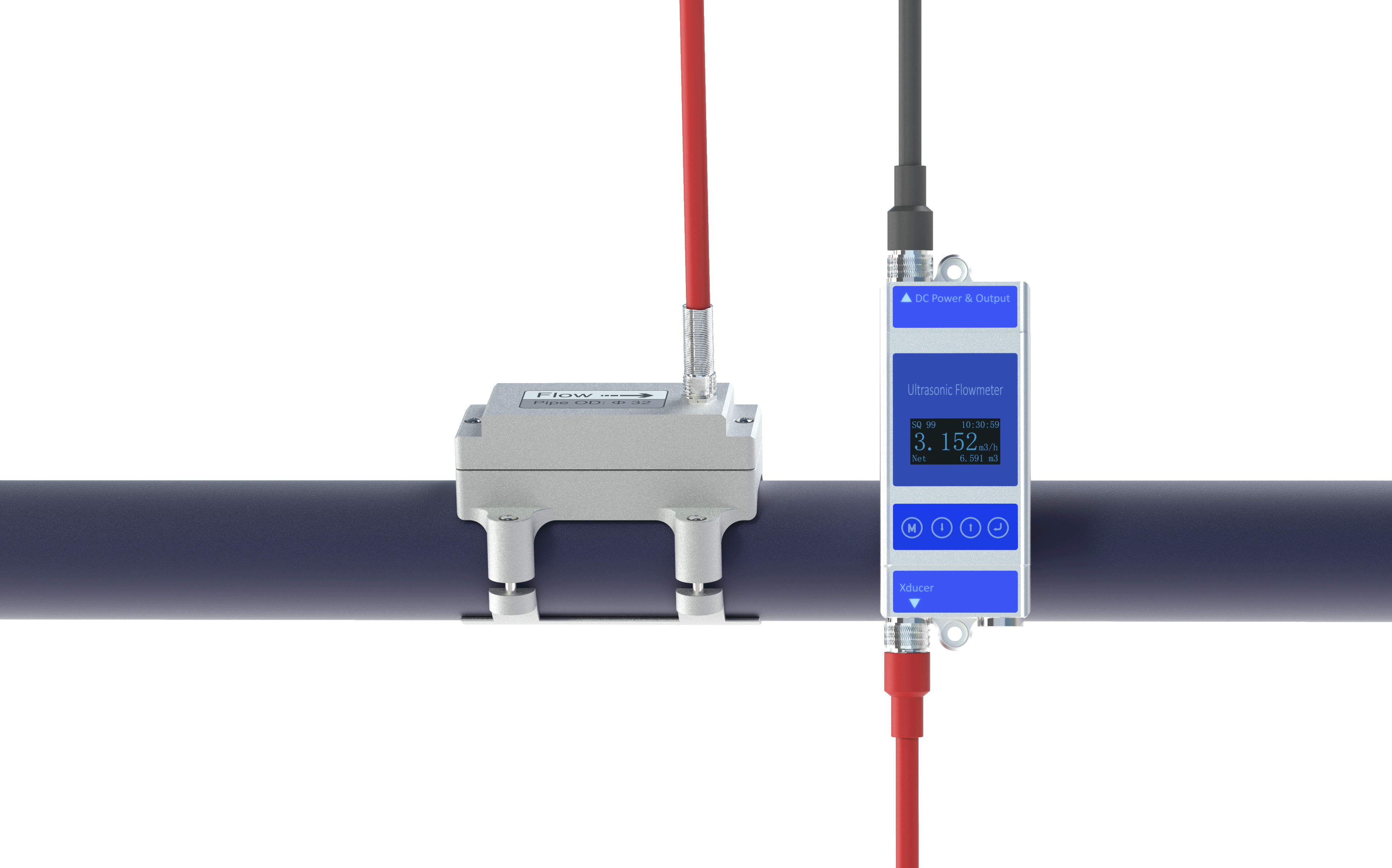 TM602 Ultrsonic Flow Meter for HVAC Building Automation Farming ...