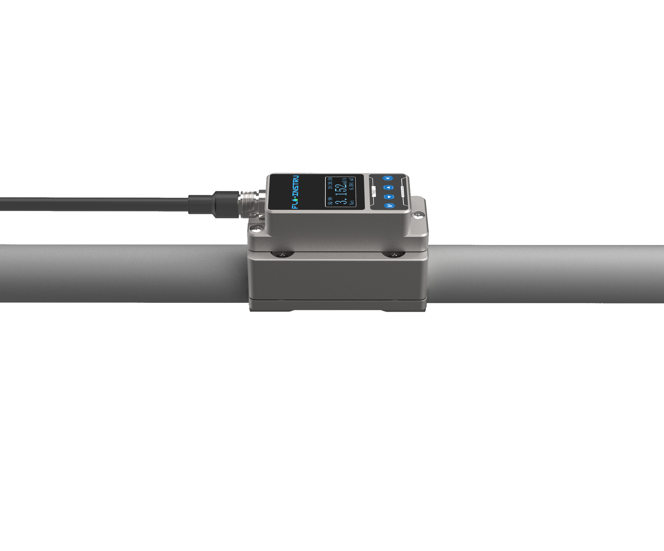 TM601 Ultrasonic Flowmeter For Knowing How Much Water Is Applied To ...