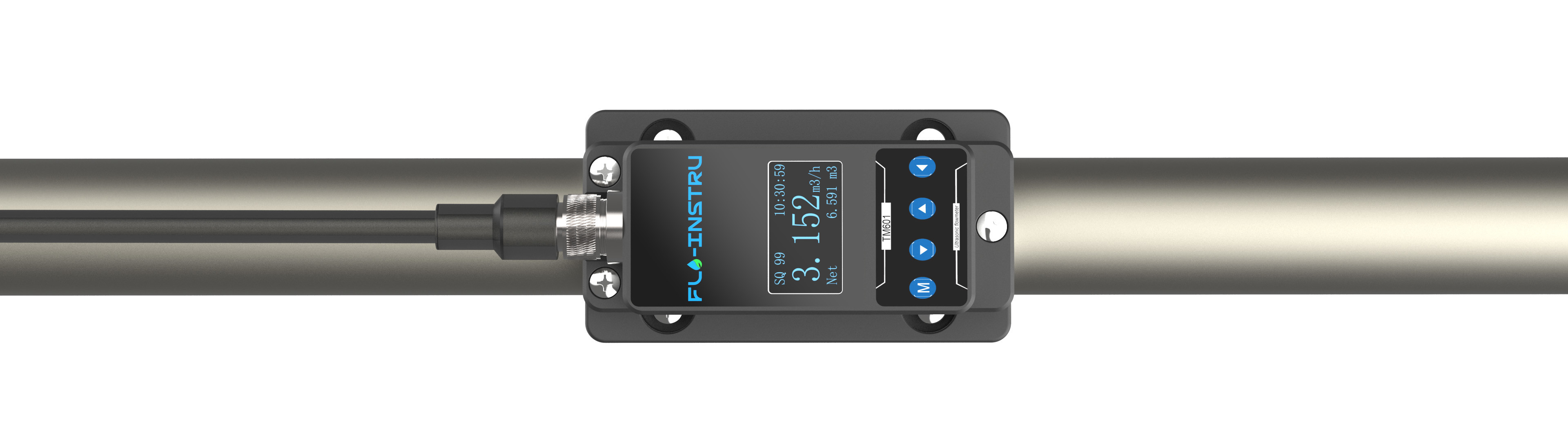 TM601 Clip On Ultrasonic Flow Meter For Field Irrigation Project