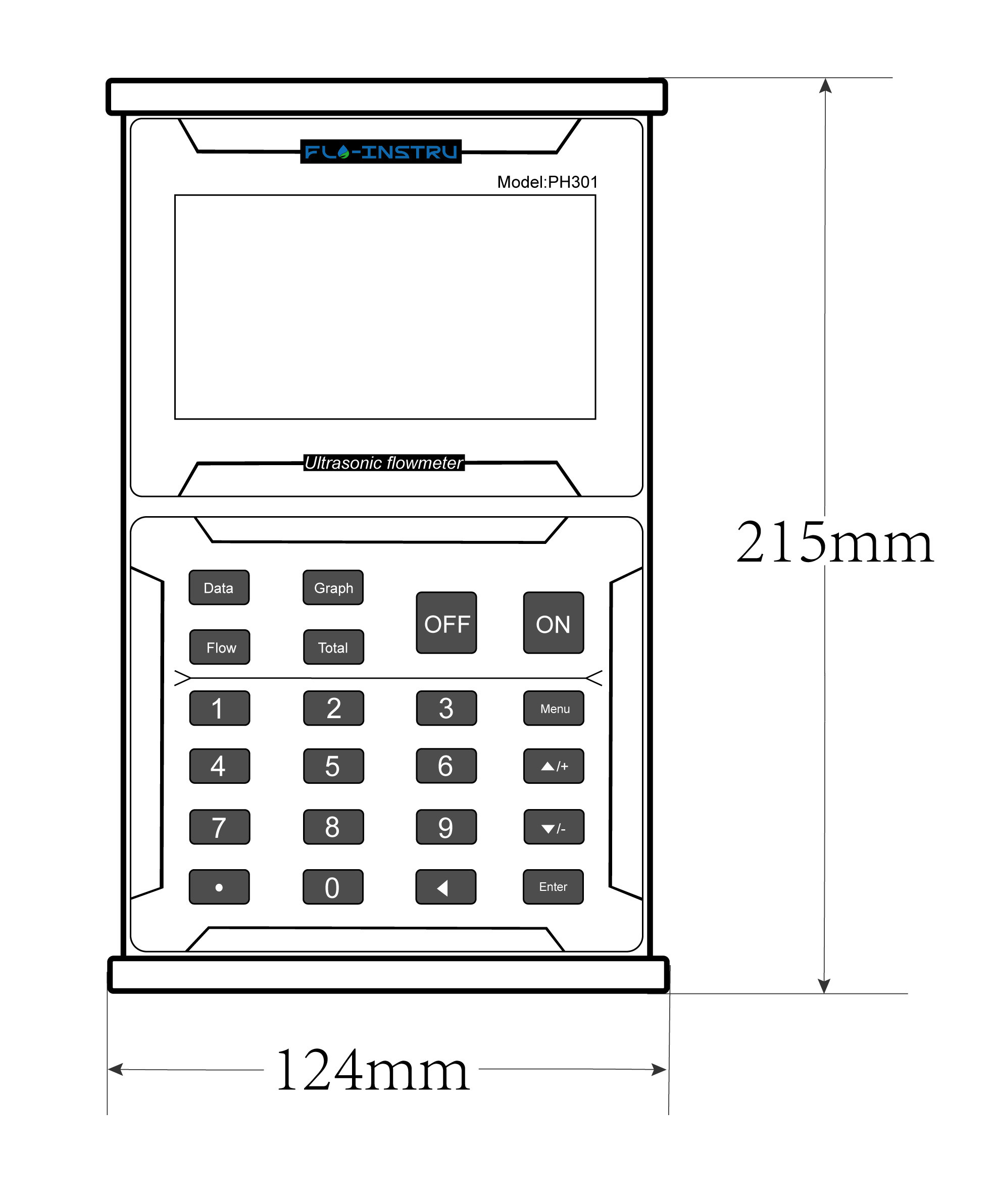 Non-Contact Clamp-On Ultrasonic Flow Meter