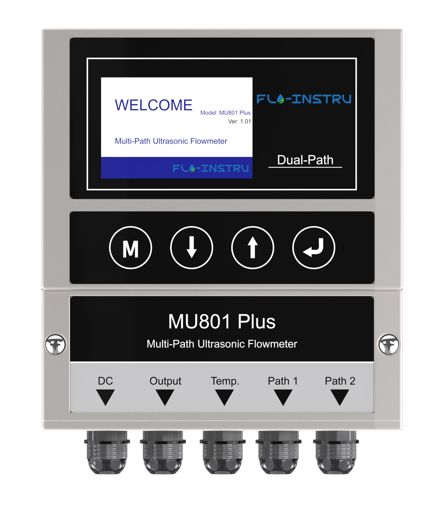 Multi Channel Insertion Ultrasonic Flow Meter MU801 Plus