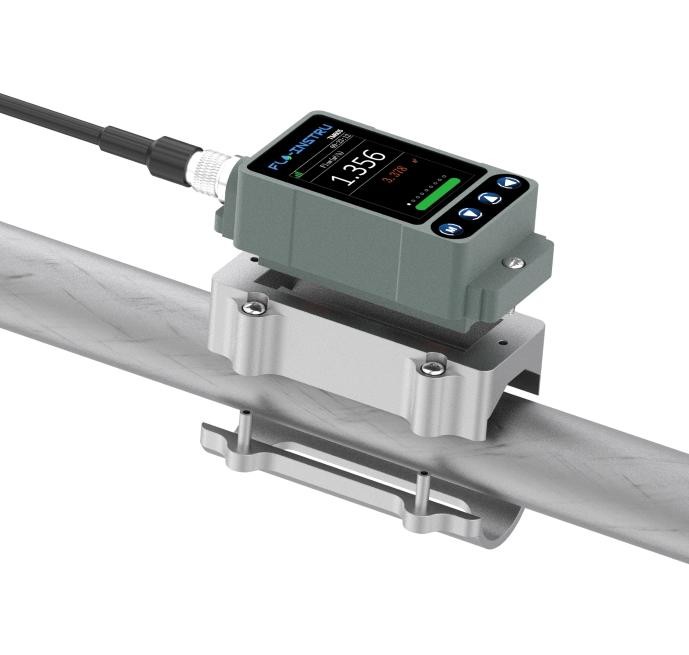 TM605 Integrated Ultrasonic Flow Meter With Flow Curve/Column Graph