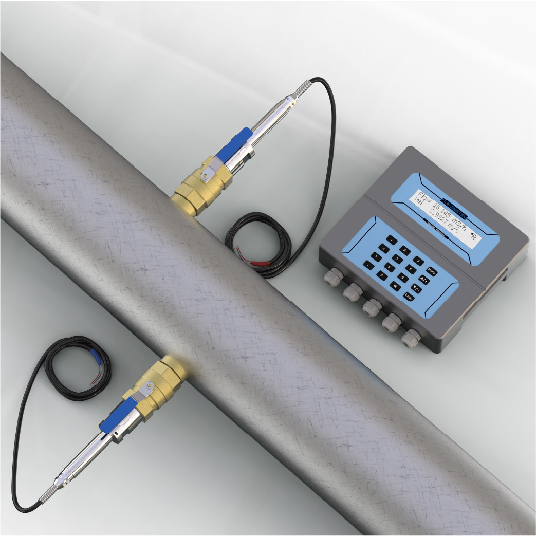 Encapsulated Design ST505 Stationary Ultrasonic Flowmeter with ...