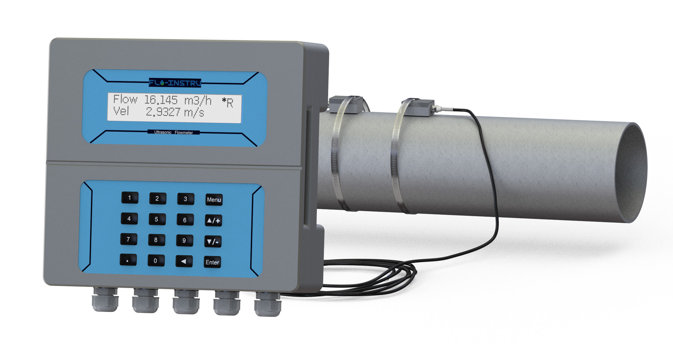 ST505 Stationary Ultrasonic Energy Meter For Building Management System