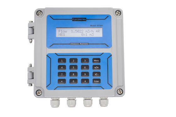 IP68 Hydrological Detection Clamp On Ultrasonic Flow Meter PVC