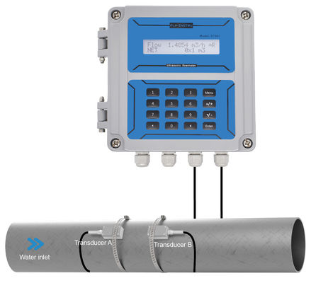 Ultrasonic Flow Meter Clamp On For Fixed Installation ST501