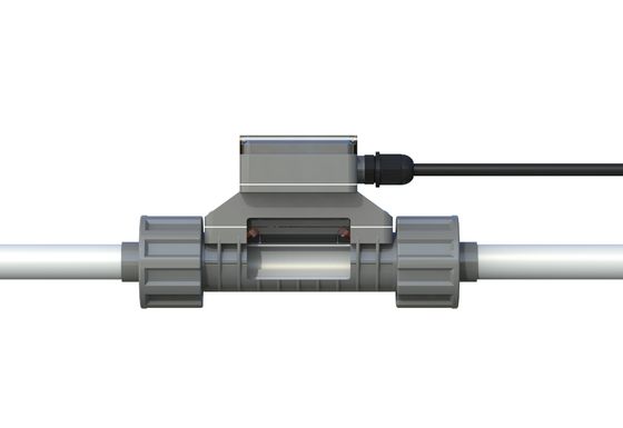 FL101 In-Line Ultrasonic Flow Meter for Water and Chemicals 24V DC RS485